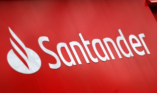 Santander Bank Logo Branch London Britain Editorial Stock Photo - Stock ...