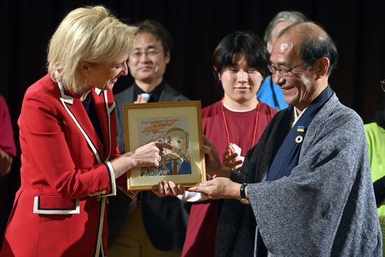 Princess Astrid Belgium Receives Cartoon Portrait Editorial Stock Photo ...