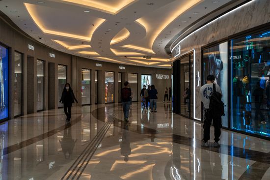 People Walking Pass Stores Inside Shopping Editorial Stock Photo ...