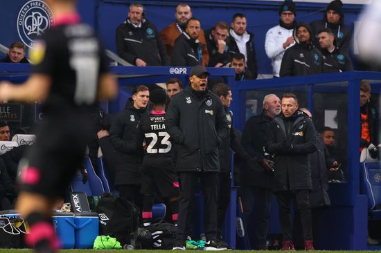 Burnley Manager Vincent Kompany Loftus Road Editorial Stock Photo ...