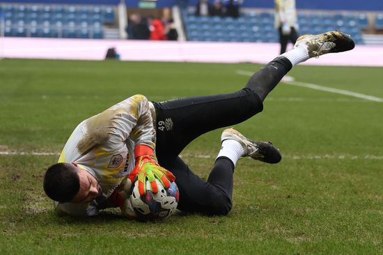 Goalkeeper Arijanet Muric Burnley During Warm Editorial Stock Photo ...