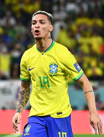 Antony Brazil Reacts During Fifa World Editorial Stock Photo - Stock ...