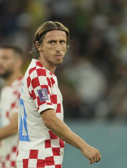 Luka Modric Croatia Looks On During Editorial Stock Photo - Stock Image ...