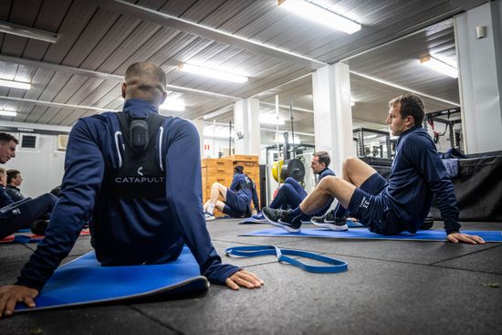 Kaa Gent Players Pictured During Training Editorial Stock Photo - Stock ...