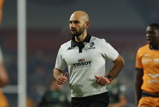 Referee Andrea Piardi During Heineken Champions Editorial Stock Photo ...