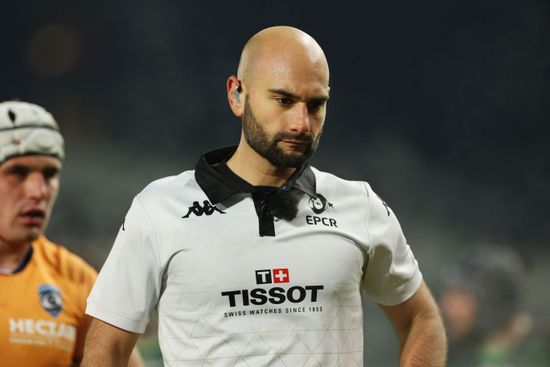 Referee Andrea Piardi During Heineken Champions Editorial Stock Photo ...