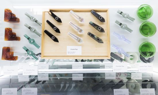 Display Pipes Mockup Retail Cannabis Dispensary Editorial Stock Photo ...