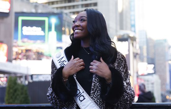 Missvirginia Victoria Chuah Stands Times Square Editorial Stock Photo ...