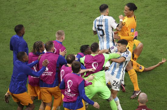 Players Both Teams Argue Each Other Editorial Stock Photo - Stock Image ...