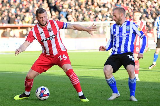 Pierce Sweeney Exeter City During Sky Editorial Stock Photo - Stock ...