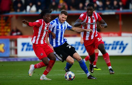 Michael Smith Sheffield Wednesday Battles Ball Editorial Stock Photo ...