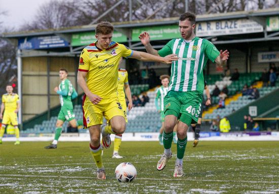 Louis Britton Yeovil Town Battles Ball Editorial Stock Photo - Stock ...