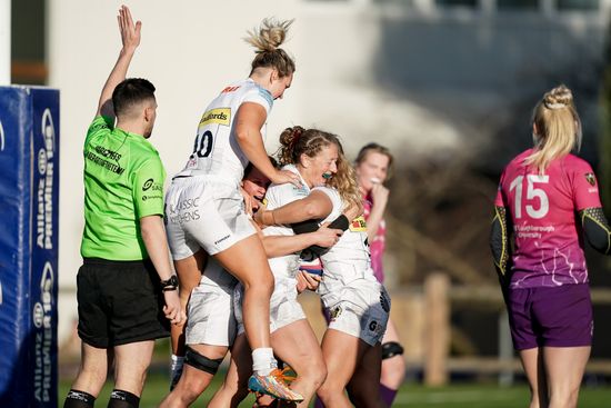 Kate Zackary Exeter Chiefs Celebrates Teammates Editorial Stock Photo ...