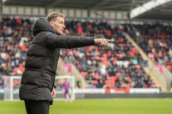 Matt Taylor Manager Rotherham United Gestures Editorial Stock Photo ...
