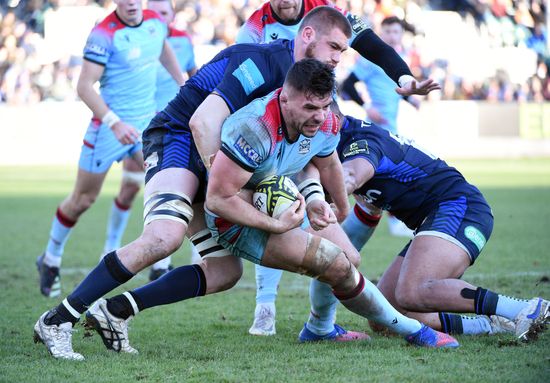 Cameron Neild Glasgow Warriors Flanker Smother Editorial Stock Photo ...