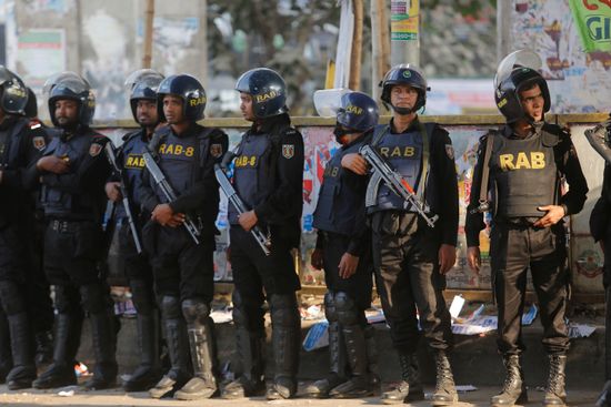 Bangladeshi Rapid Action Battalion Rab Members Editorial Stock Photo ...