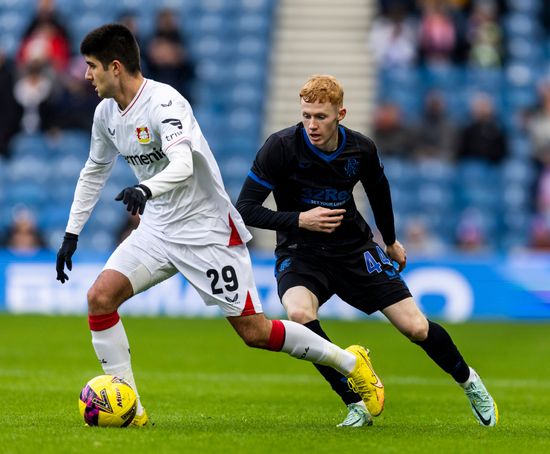 Rangers Defender Adam Devine Editorial Stock Photo - Stock Image ...