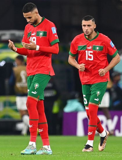 Moroccan Players Youssef Ennesyri L Selim Editorial Stock Photo - Stock ...