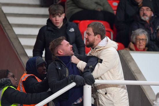 Fans Fighting During Efl Sky Bet Editorial Stock Photo - Stock Image ...