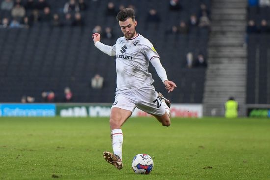 Milton Keynes Dons Defender Daniel Harvie Editorial Stock Photo - Stock ...
