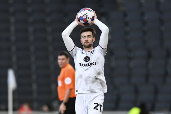 Milton Keynes Dons Defender Daniel Harvie Editorial Stock Photo - Stock ...