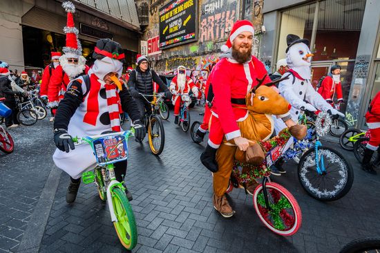 Bmx Life Santa Cruise 8 Charity Editorial Stock Photo - Stock Image ...