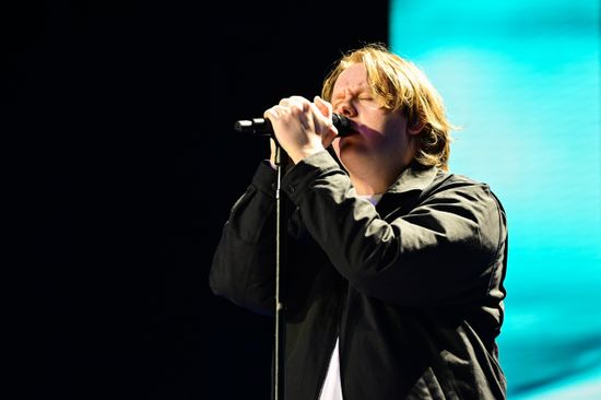 Lewis Capaldi Performing On Stage Capitals Editorial Stock Photo ...