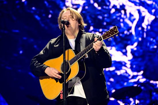 Lewis Capaldi Performing On Stage Capitals Editorial Stock Photo ...