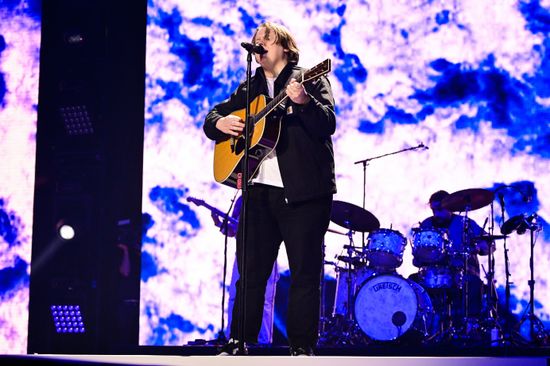 Lewis Capaldi Performing On Stage Capitals Editorial Stock Photo ...