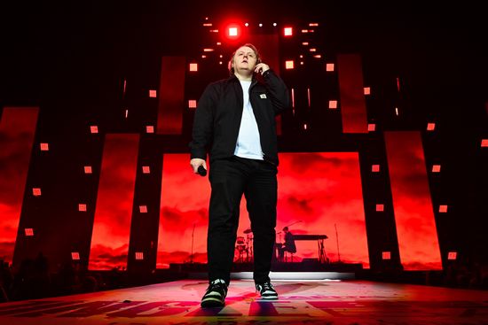 Lewis Capaldi Performing On Stage Capitals Editorial Stock Photo ...