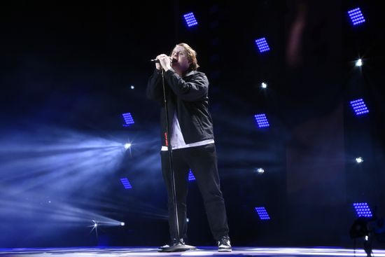 Lewis Capaldi Performing On Stage Capitals Editorial Stock Photo ...