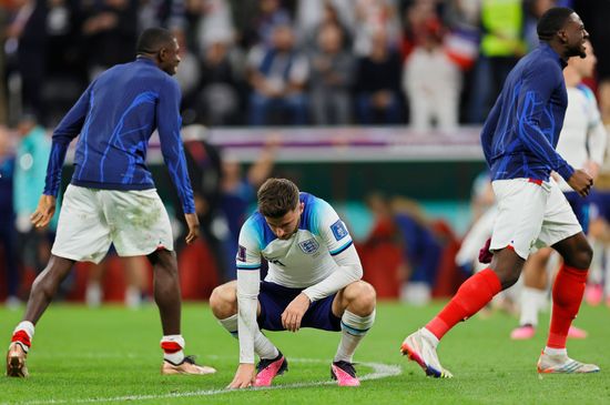 Mason Mount C England Reacts After Editorial Stock Photo - Stock Image ...