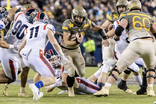 Army Quarterback Cade Ballard 18 Advances Editorial Stock Photo - Stock ...
