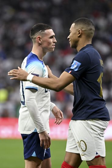 Kylian Mbappe R France Phil Foden Editorial Stock Photo - Stock Image ...