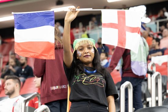 France Fan Attends Fifa World Cup Editorial Stock Photo - Stock Image ...