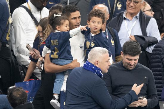 Raphael Varane His Children During Fifa Editorial Stock Photo - Stock ...