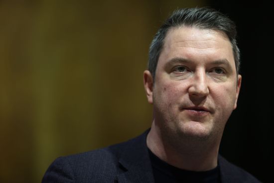 John Finucane Mp Sinn Fein Speaking Editorial Stock Photo - Stock Image ...
