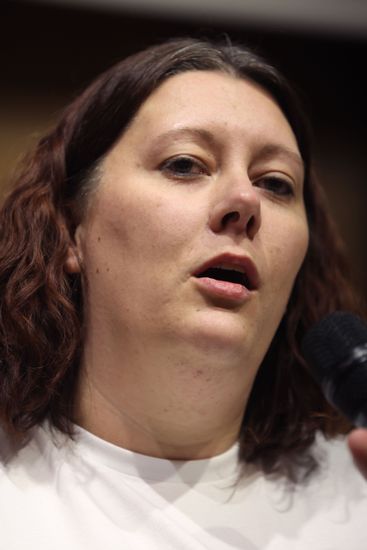 Sarah Woolley Bfawu General Secretary Speaking Editorial Stock Photo ...