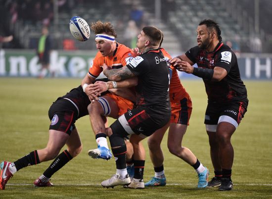 Jamie Ritchie Edinburgh Flanker Crash Tackled Editorial Stock Photo ...