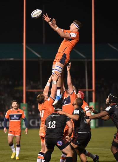 Jamie Ritchie Edinburgh Flanker Wins Lineout Editorial Stock Photo ...