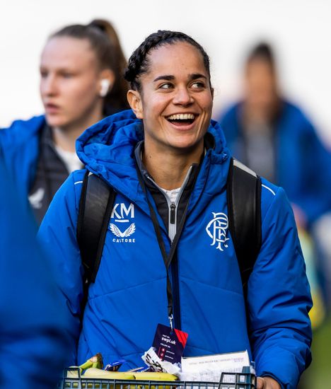 Rangers Womens Forward Kayla Mccoy Arrives Editorial Stock Photo ...