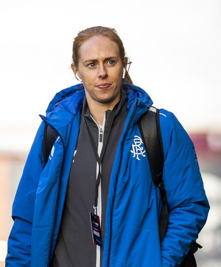 Rangers Womens Defender Kathryn Hill Arrives Editorial Stock Photo ...
