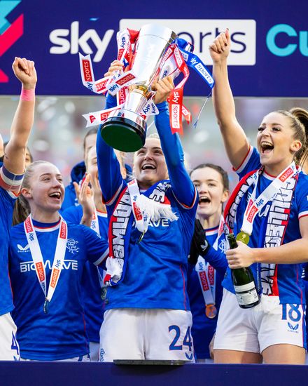 Sam Kerr Rangers Lifts Sky Sports Editorial Stock Photo - Stock Image ...