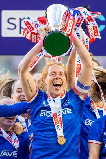 Rangers Captain Kathryn Hill Lifts Sky Editorial Stock Photo - Stock ...