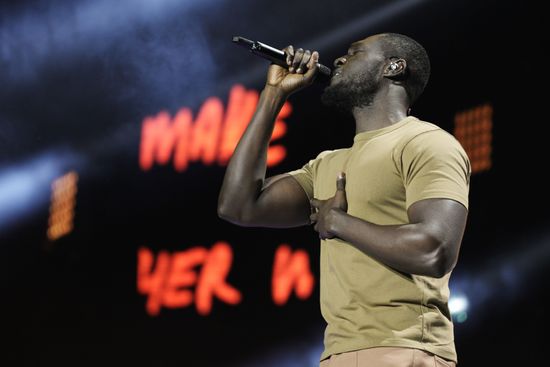 Stormzy Performing On Stage Capitals Jingle Editorial Stock Photo ...