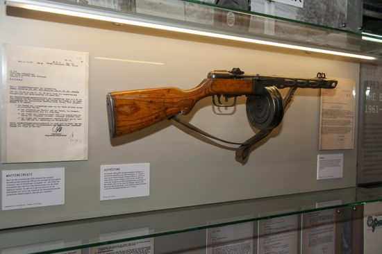 Historical Weapon Gdr Border Guards Rifle Editorial Stock Photo - Stock ...