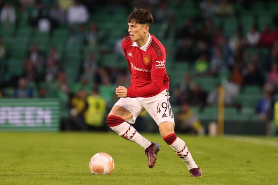 Alejandro Garnacho Manchester United Runs Ball Editorial Stock Photo ...