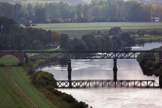 Kennedy Bridge Historic Railway Bridge Over Editorial Stock Photo ...