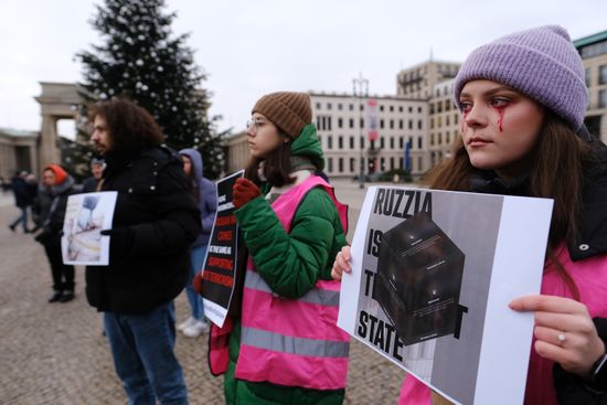 Demonstration Under Slogan Meta Stop Blocking Editorial Stock Photo ...