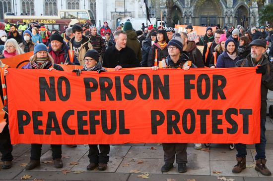Protesters March No Prison Peaceful Protest Editorial Stock Photo ...